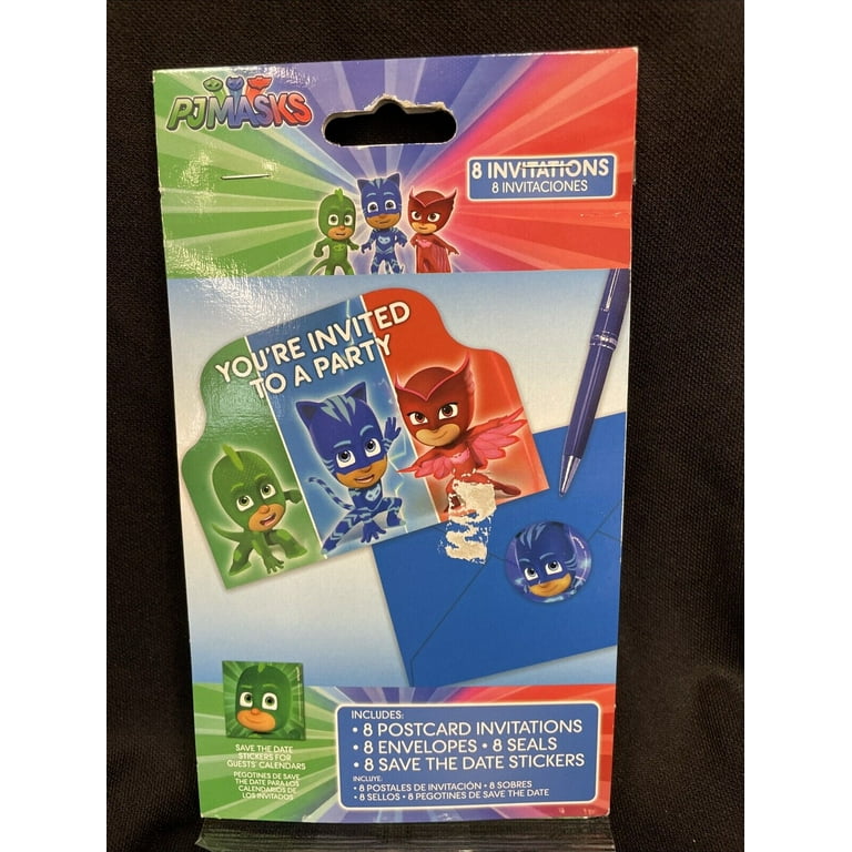 Invitaciones De Walmart Pj Masks