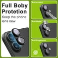 2-Pack Shatterproof Camera Lens Protector for iPhone 17 |AR Tempered ...