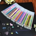48 Color Artist Gel Pen Set,Glitter Gel Pens for Adults Coloring Books ...