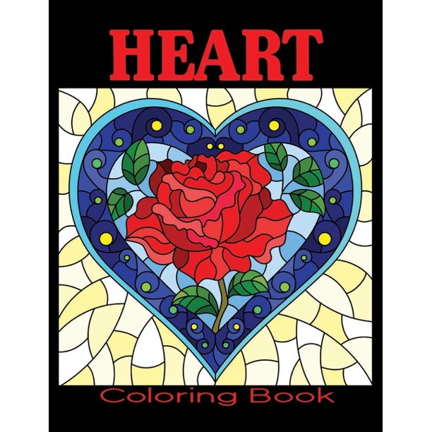 50 Hearts Coloring Pages