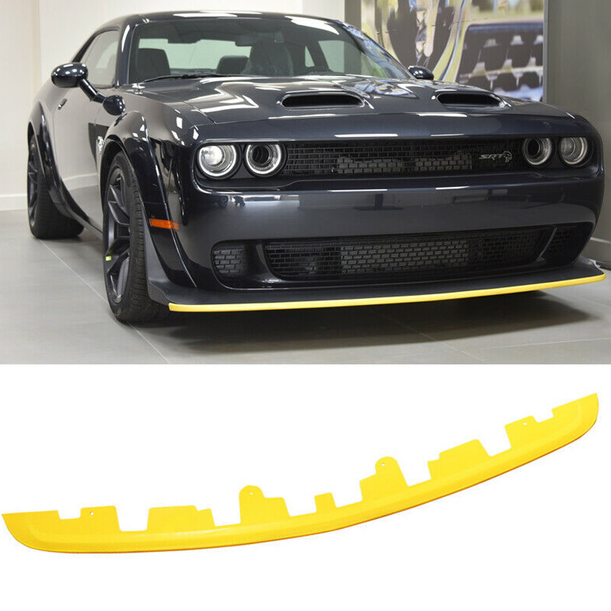 NINTE Front Bumper Lip for 2018-2022 Dodge Challenger Widebody Hellcat ...