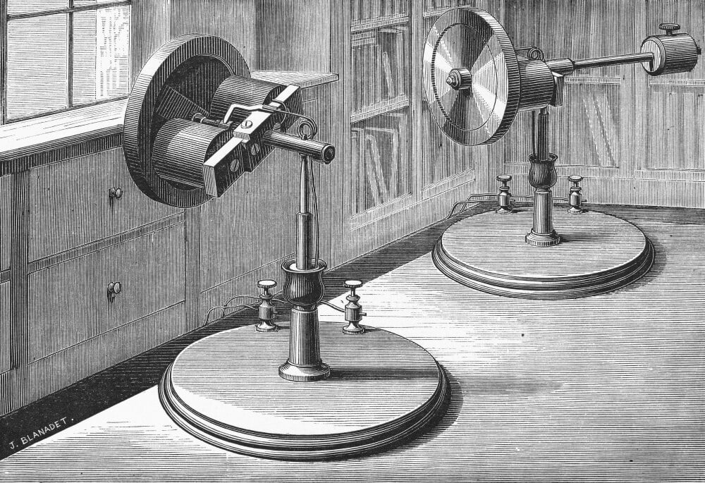 Gyroscopes, 19Th Century. /Nelectric Gyroscopes. Line Engraving, French ...