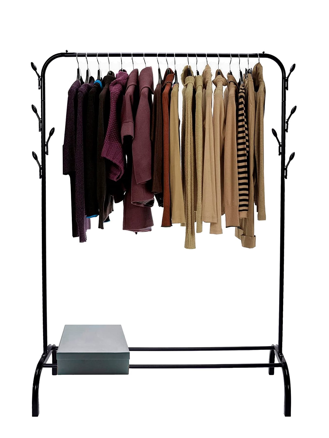 Rack de ropa MYRVA con diseño de un poste MINIMALISTA para espacios ...