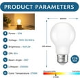 XIACOCO-A19 Dimmable Lights Bulb, 12W Led Equivalent 100W, A60 E26 Vintage Edison Filament Bulbs ...