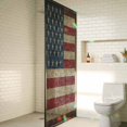 Independence Day USA Flag Vintage Window Privacy Film, Rainbow Film ...
