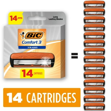 BIC Comfort 3 Advance Men's Disposable Razor, 4-Pack with Aloe ...