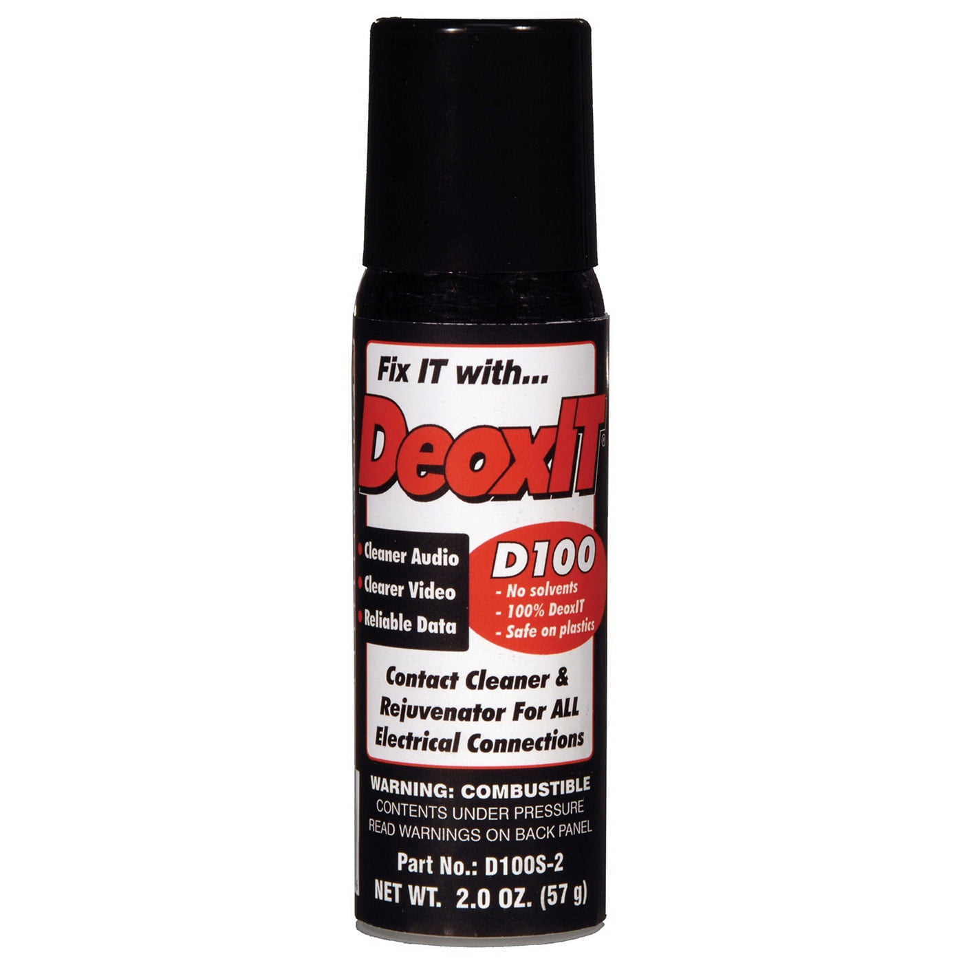 CAIG DeoxIT D100S-2 Spray 2 oz. - Walmart.com - Walmart.com