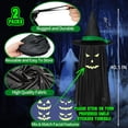 2 Pack Halloween Hanging Decorations Outdoor, Hanging Spooky Ghost with ...