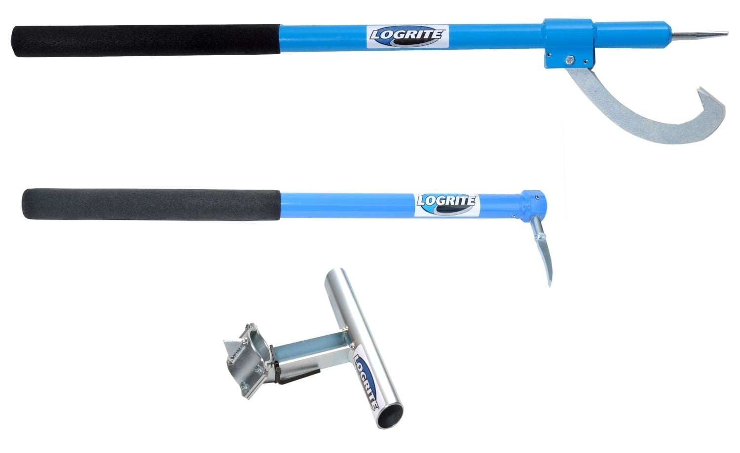 LogRite 60'' Aluminum Peavey + 30'' Hookaroon + Universal Log Stand ...