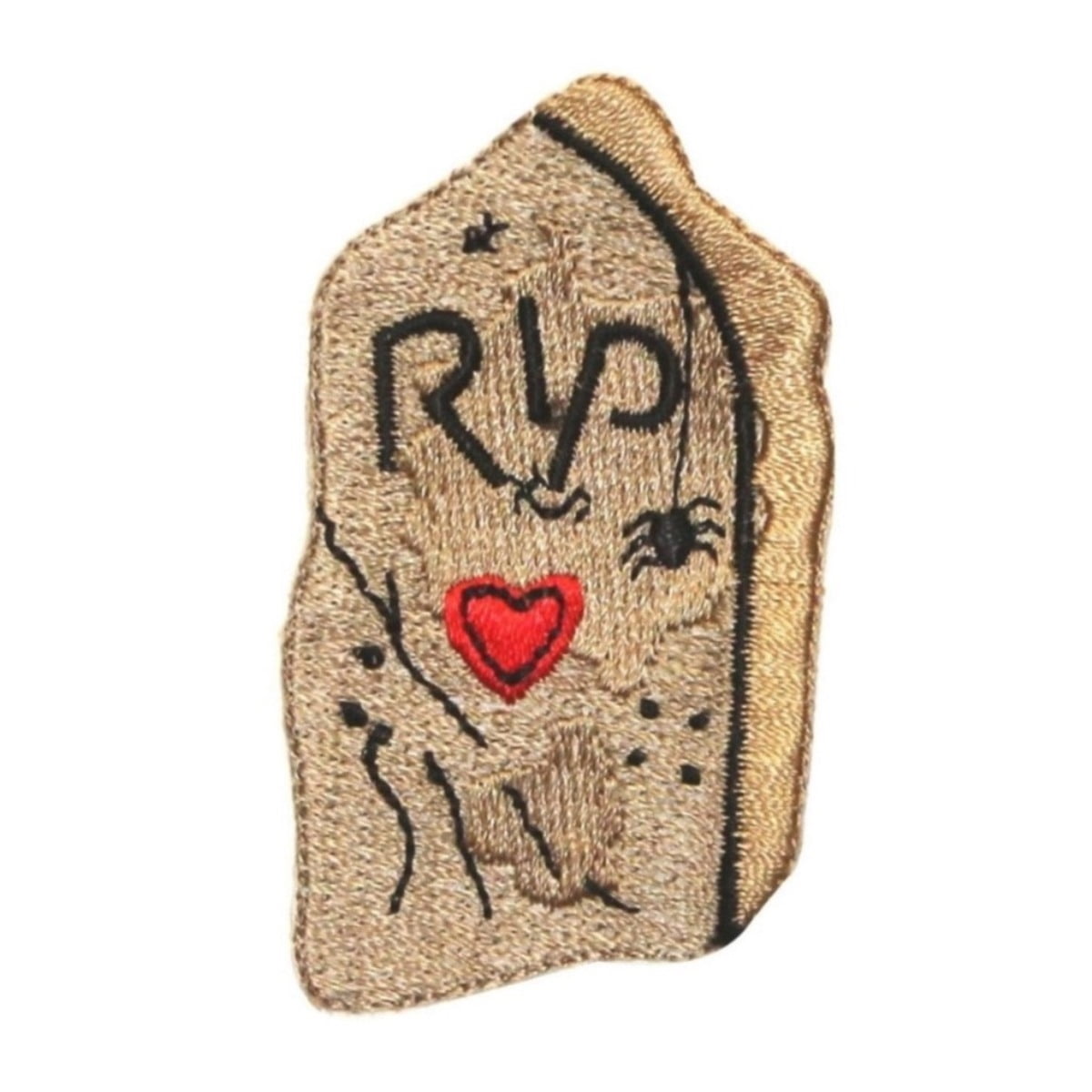 ID 0857B Tombstone RIP Patch Halloween Cemetery Embroidered Iron On ...
