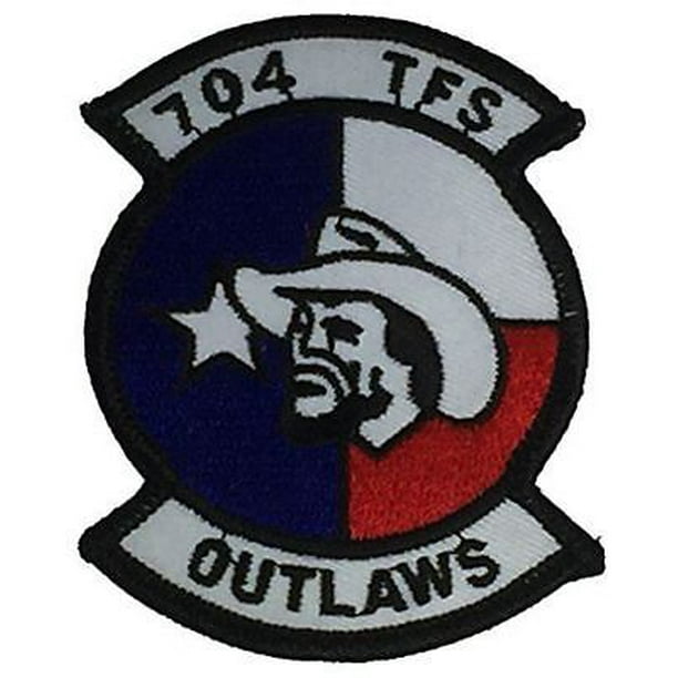 USAF AIR FORCE 704TH TFS TACTICAL FIGHTING SQUADRON OUTLAWS PATCH ...