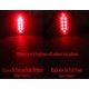 Solid 6" Surface Mount Oval Red LED Light Function as Brake Stop Turn ...