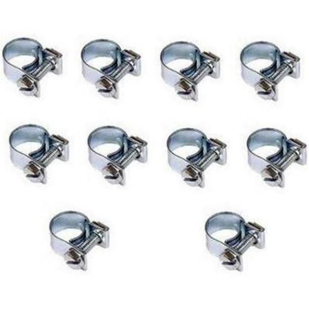 60778 10 mm Hose Clamp Set - Walmart.com - Walmart.com