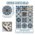 1 Set Waterproof PVC Tile Stickers for Kitchen Bathroom Waterprrof Wall ...