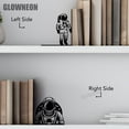 GLOWNEON Astronaut Rocket Bookends, Metal Holders for Office, Shelves ...