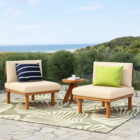 Christopher Knight Home Outdoor Patio Lounge Chairs with Cushions ...