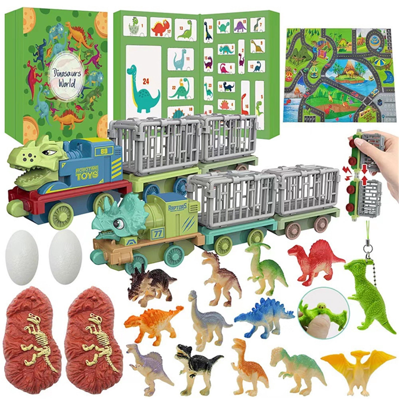 Calendarios DIY Kit Dinosaurio Calendario de Adviento Un helicóptero ...