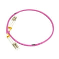 3m LC/UPC-LC/UPC OM4 Multimode Duplex OFNR 2.0mm Erika Violet Fiber ...
