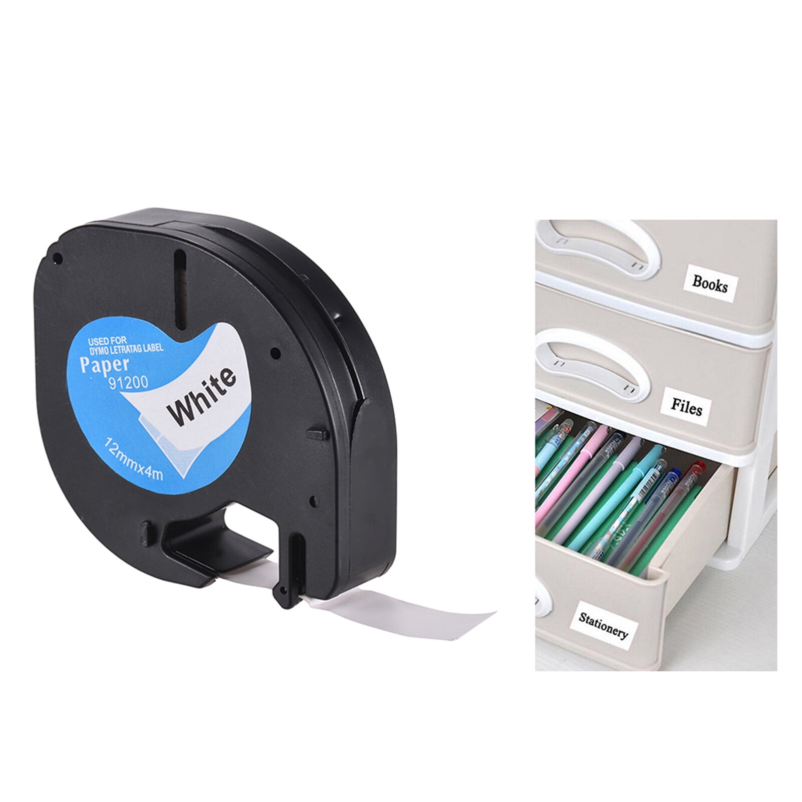 Click here for Lvcheng Label Tape 91200 Self-Adhesive Refill  Bla... prices