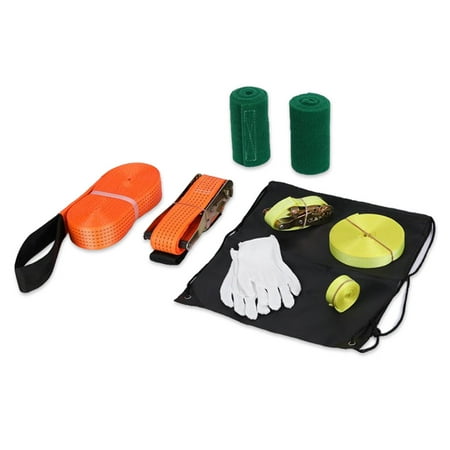 Kids Slackline Garden Backyard Outdoor Children Arm Training Slack Line ...