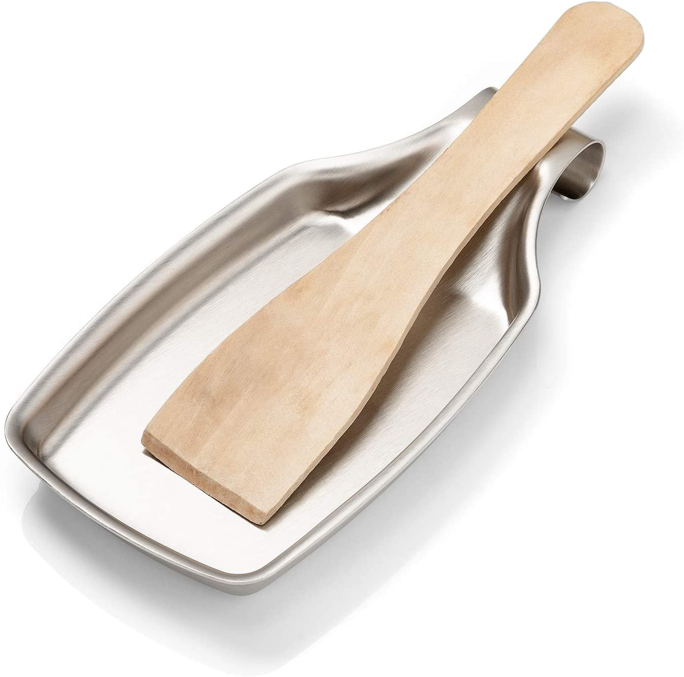 VONTER Spoon Rest for Stove Top Stainless Steel Utensils Holder Turner ...