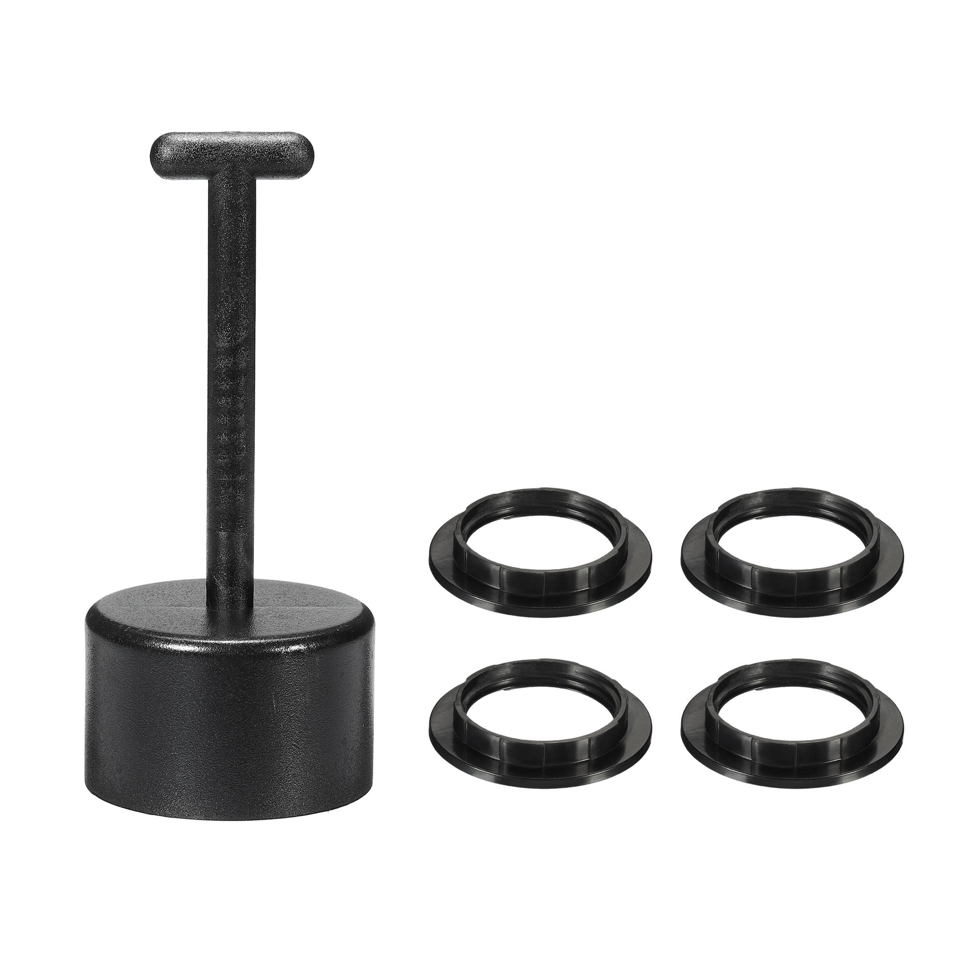 Uxcell E26/E27 Socket Ring Removal Tool T Type with Lamp Shade Socket ...