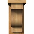 6"W x 12"D x 12"H Newport Rough Sawn Corbel w/Backplate, Western Red ...