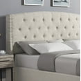 Roundhill Furniture Astral 3-Piece Upholstered Bedroom Set, Tufted ...