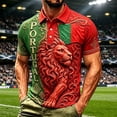 PLHWHYQ Mens Portugal Soccer Polo Shirt 2026 Mens Soccer Cup Shirt ...