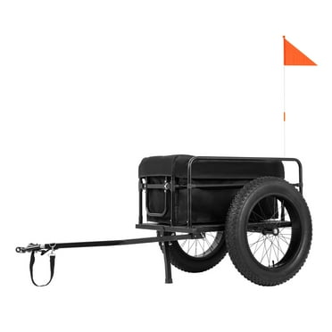 Xspec Bicycle Pull Behind Cart Wagon, 2-in-1 Bike Cargo Trailer ...