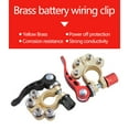 Zenithome Battery Terminal Brass with Porous Quick Release Positive and ...