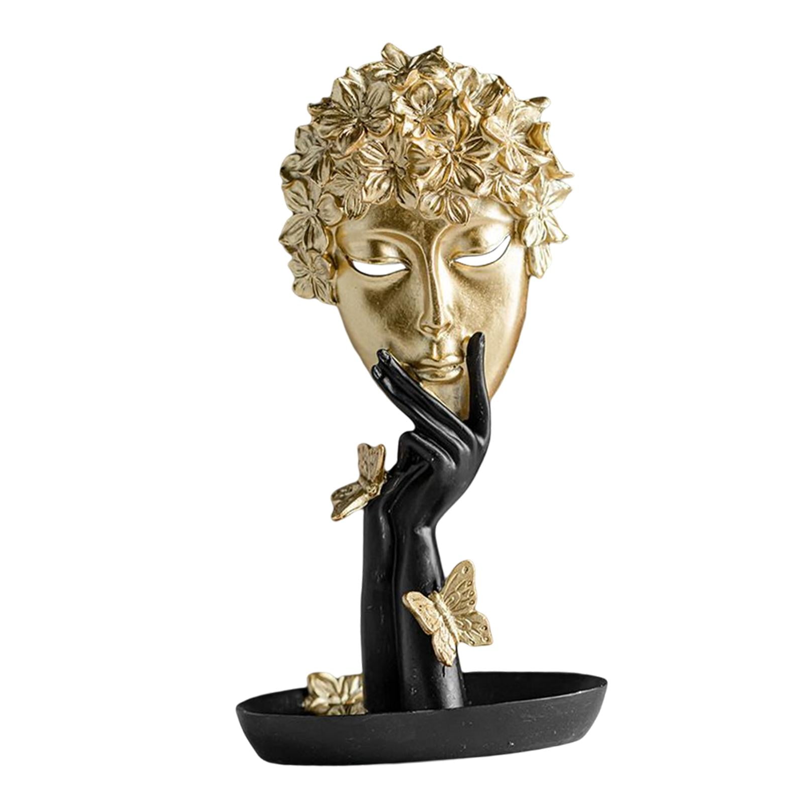 Creative Face Thinker Statue, Figurine Sculpture Character Ornaments ...
