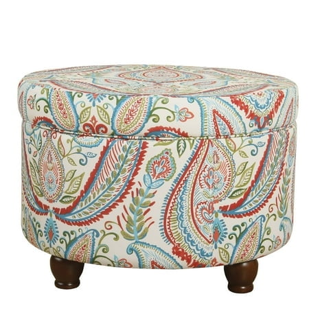 Click here for Homepop Home Decor Upholstered Round Storage Ottom... prices