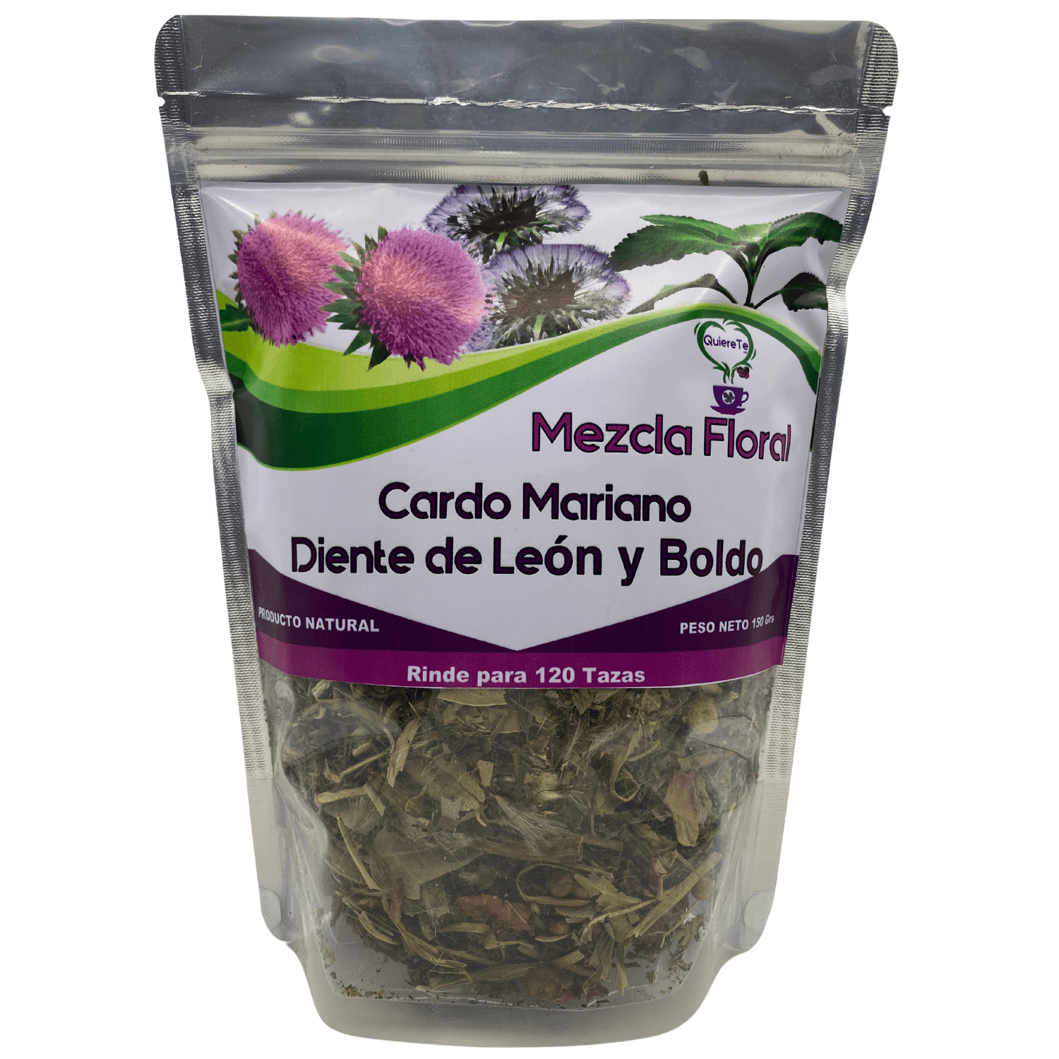 Te de Cardo Mariano, Diente de León y Boldo infusión 150 Gramos Quiere ...
