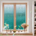 Blue Green Graduality Window Privacy Film, Rainbow Film Decorative ...