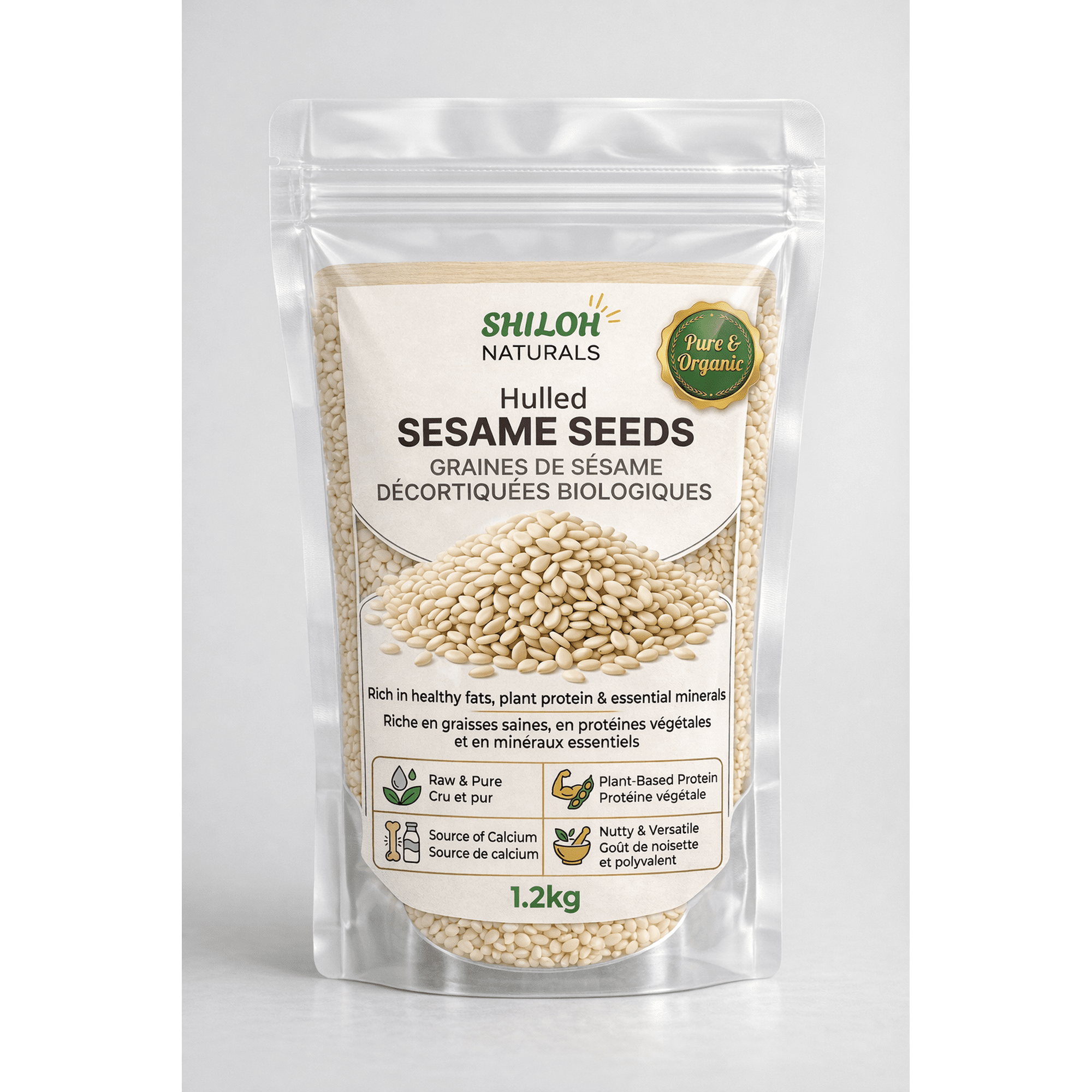 Click here for Shiloh Naturals Organic Hulled Sesame Seeds  1.2kg... prices