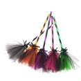 Loyerfyivos Halloween Witch Broom, Kids Cosplay Broom Prop Plastic ...