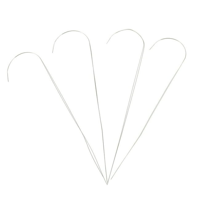 HLONK Needles Beading Needle Bead Curved Eye Sewing Big Embroidery Tool ...