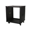 StarTech 12U Adjustable Depth Open Frame 4 Post Server Rack With ...