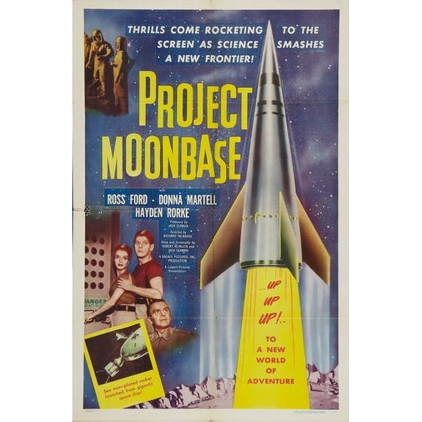 Project Moon Base Movie Poster 16x24 Unframed, Age: Adults Western ...