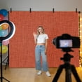 Brick Red Solid Backdrops for Photography, Minimalist Cloth Rust Grain ...