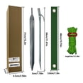 Tree Stake Set for Anchoring Newly Planted Trees Straightening Leaning ...
