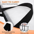 Clear Moving Bags Heavy Duty 8 Pack, Storage Bags with Zipper, Extra ...