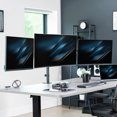 VIVO Telescoping Triple Monitor Desk Mount, Heavy Duty Flush-to-Wall Stand - Walmart.com