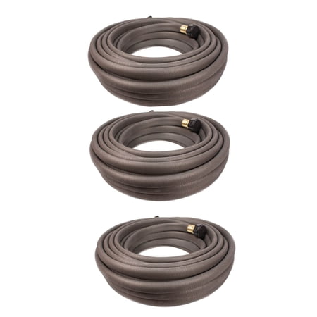 Apex 100 Foot Long Flexible Water Conservation Garden Area Soaker Hose ...