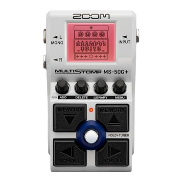 Zoom MS-60B MultiStomp Bass Guitar Effects Pedal, Single Stompbox Size ...