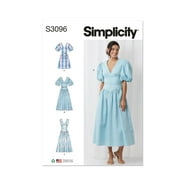 Simplicity Sewing Pattern 9835 - Misses' Dress and Pinafore Apron In ...