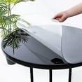60in Round Heavy-Duty Waterproof Transparent Dining Table Protector, 1 ...
