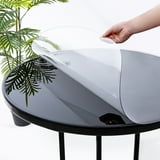60in Round Heavy-Duty Waterproof Transparent Dining Table Protector, 1 ...