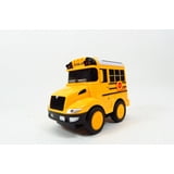 Speed Racers School Bus RC Toy Car For Kids With Steering Wheel Remote ...